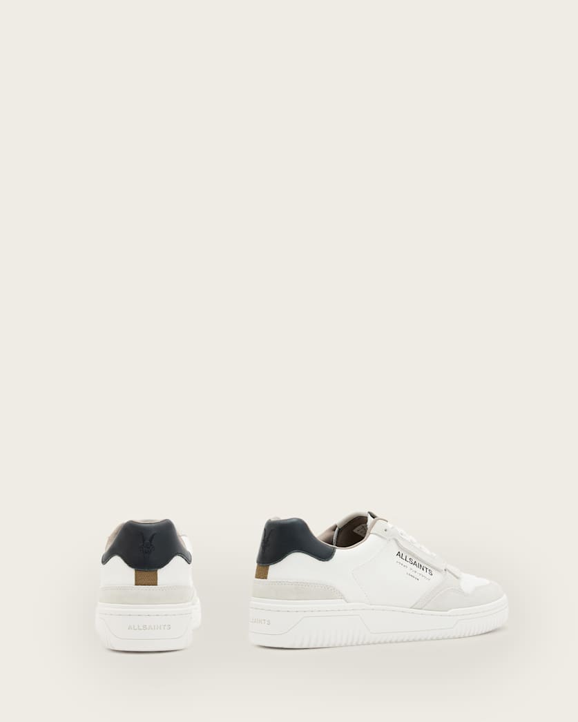 Regan Low Top Trainers CHALK WHITE/BLACK | ALLSAINTS